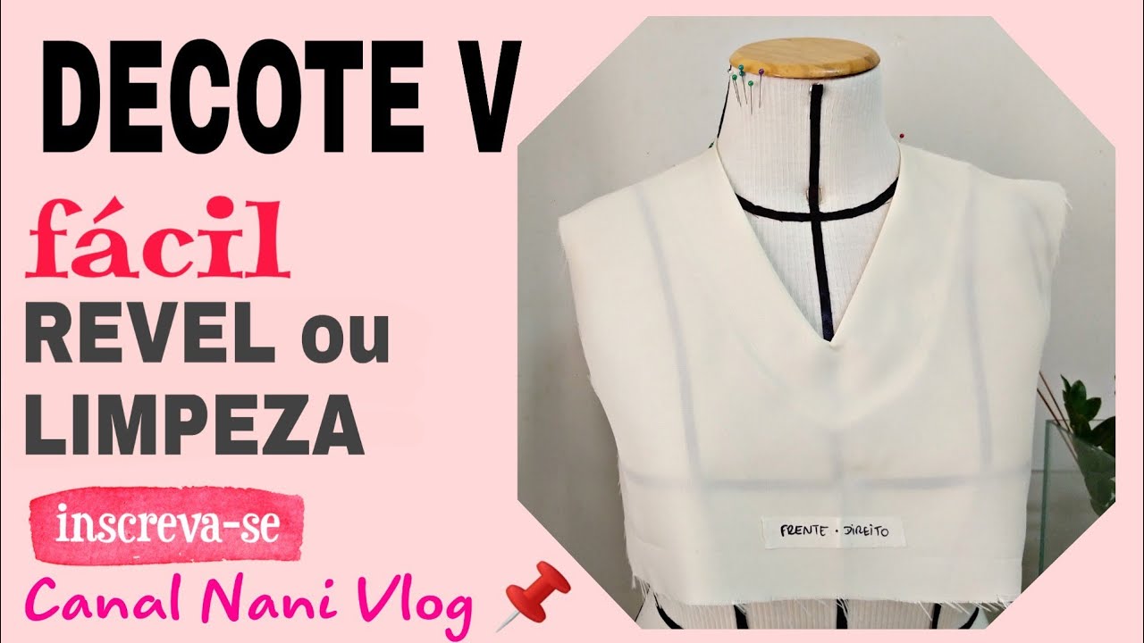 COMO FAZER DECOTE V SIMPLES - PASSO A PASSO - FÁCIL INICIANTES - YouTube