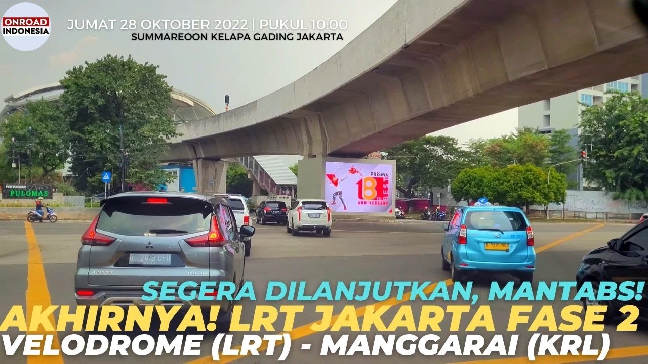 Akhirnya! LRT Jakarta Fase 2 Akan TERSAMBUNG Ke Stasiun KRL SENTRAL ...