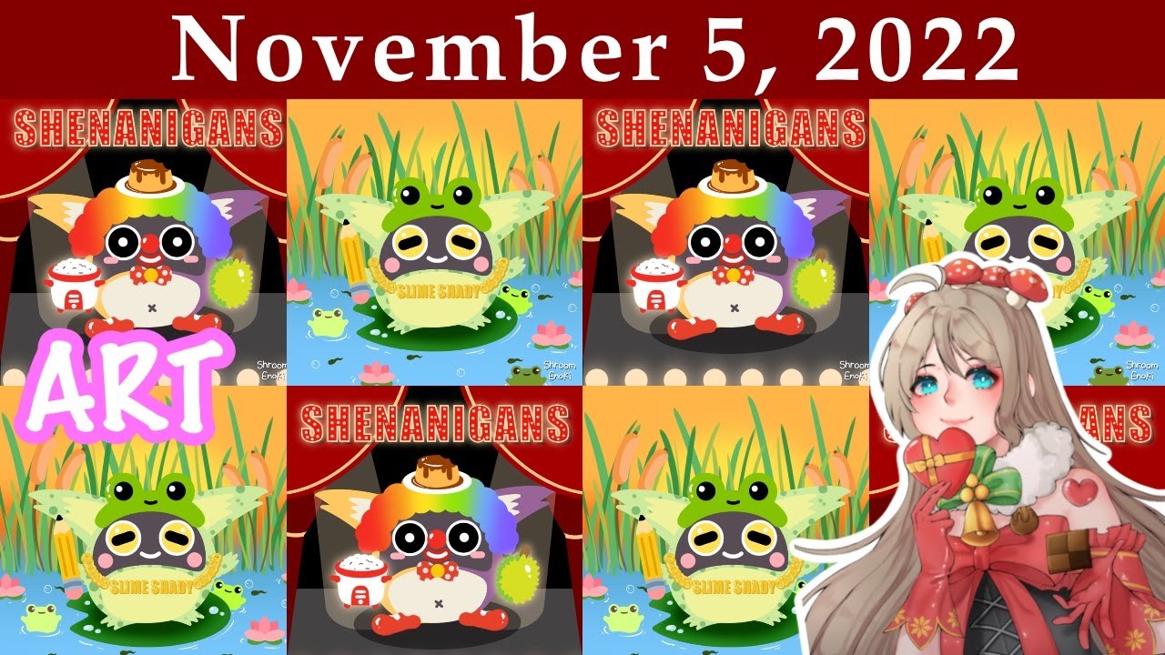 [2022/11/05] Small Announcement & Noodle Slurping ASMR | Digital Art ...