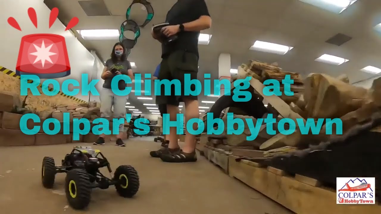 RC Car Rock Climbing at Colpar’s HobbyTown in Aurora, Colorado - YouTube
