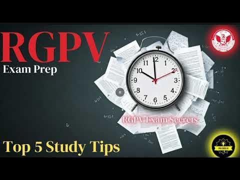 RGPV Exam Prep: Top 5 Study Tips 🚀 - YouTube