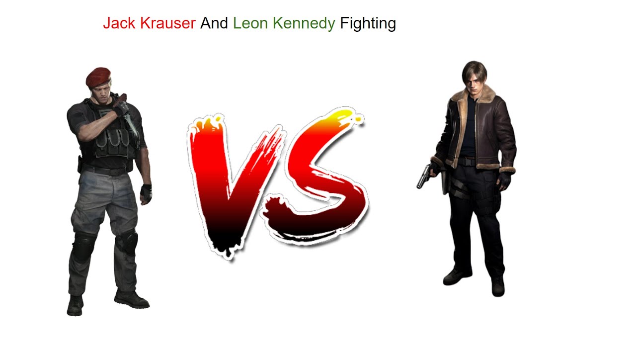 Jack Krauser and Leon Kennedy Fighting - YouTube