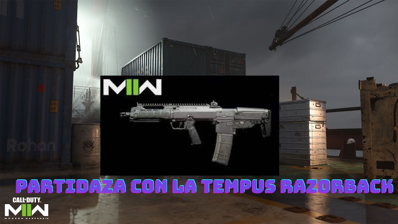 CALL OF DUTY MODERN WARFARE II PARTIDAZA CON LA TEMPUS RAZORBACK - YouTube