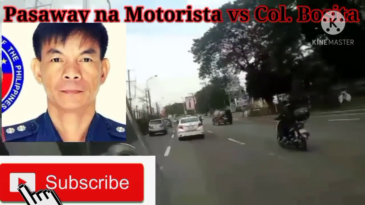 Col.Bosita in ACTION pulis rider na pasaway di makakalusot. - YouTube