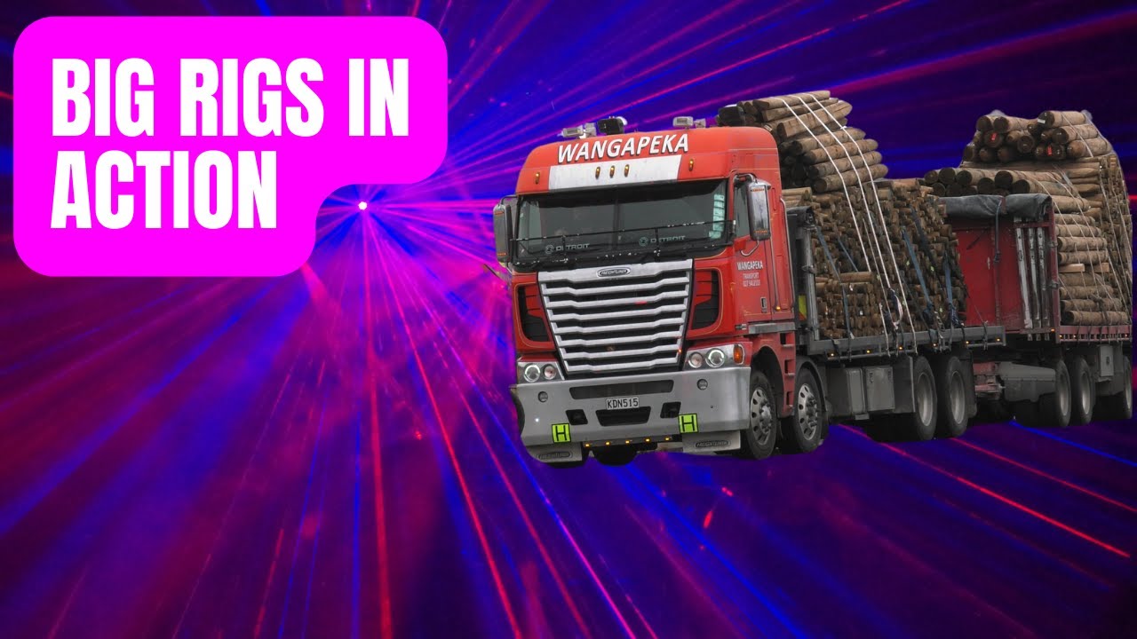 BIG RIGS IN ACTION!!!!!! - YouTube