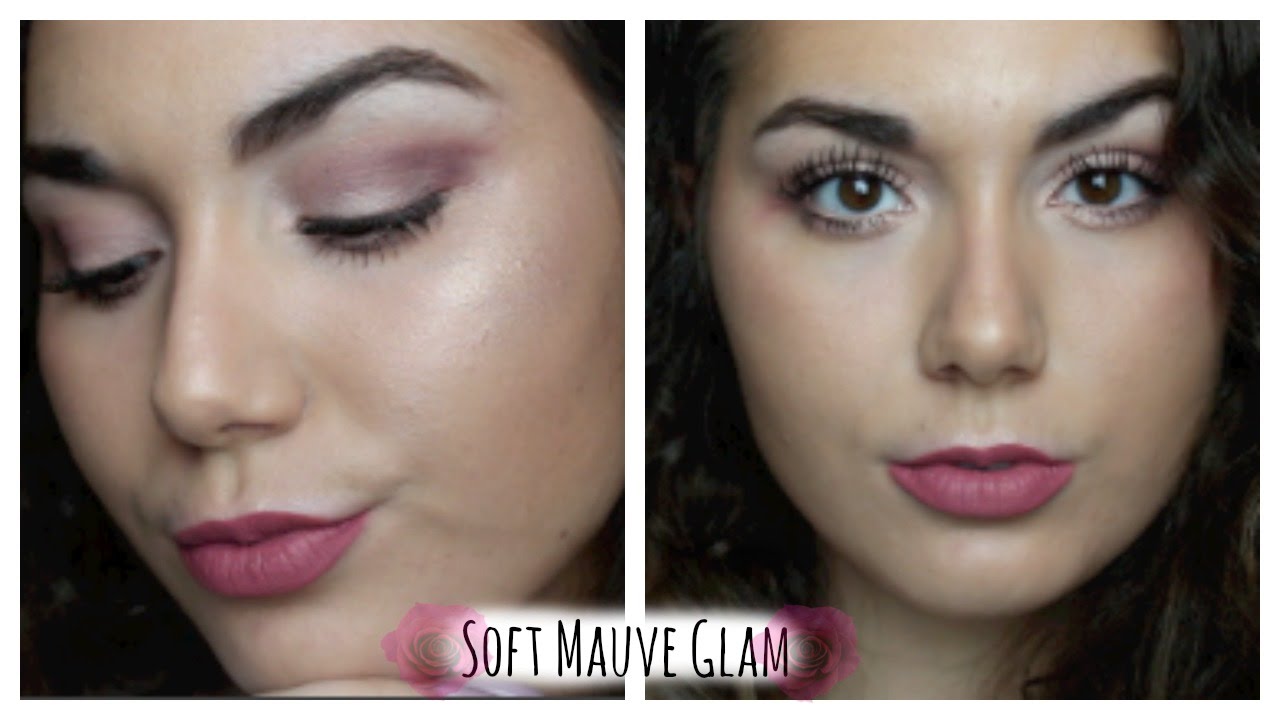Soft Mauve Glam Makeup Tutorial | Ft. The Carli Bybel Palette - YouTube