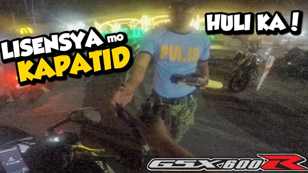 Suzuki Gsxr 600 || HULI SA CHECKPOINT || walang bigbike, bigbike dito ...