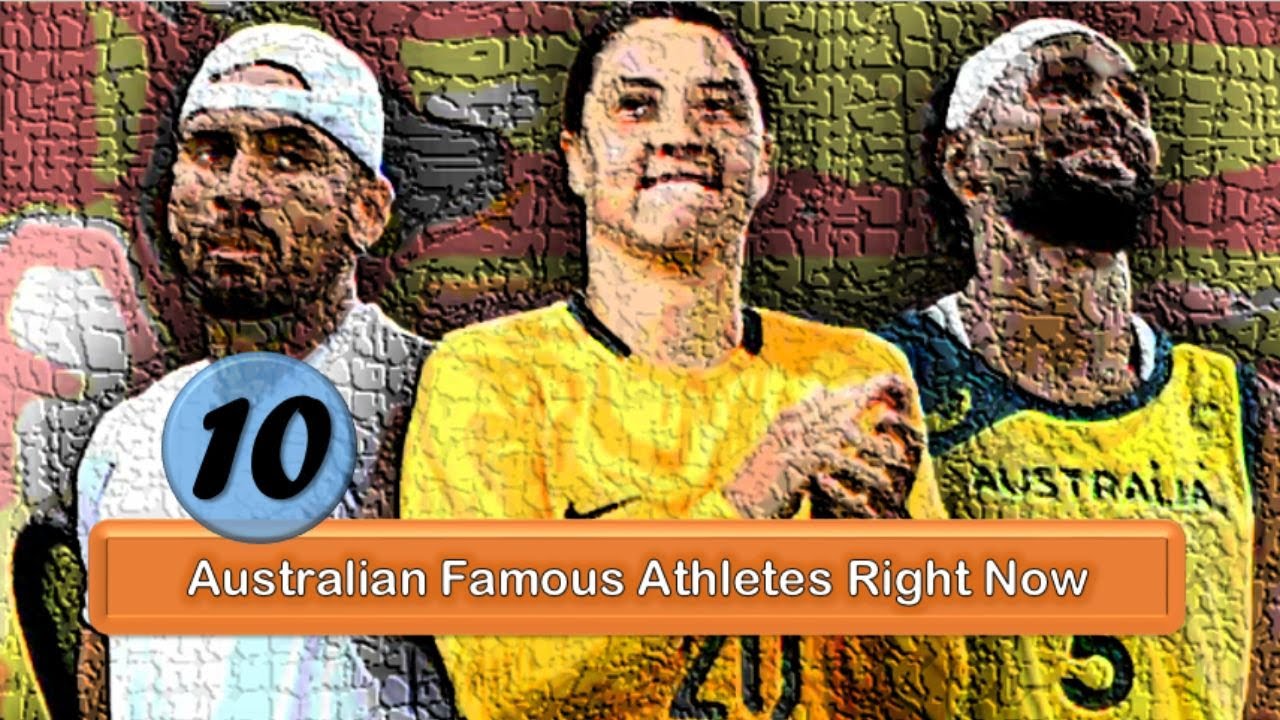 10 famous Australian athletes right now । JackLin TV - YouTube