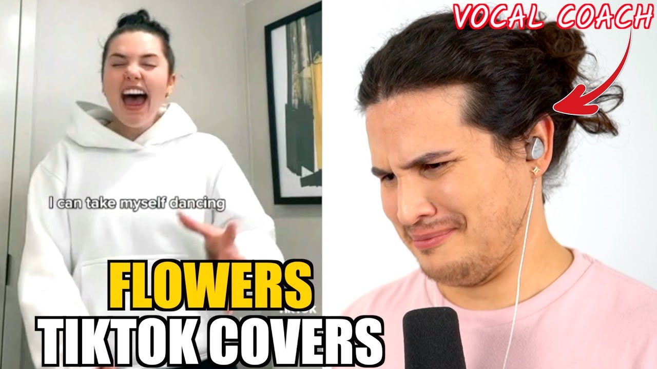 The BEST Miley Cyrus - Flowers TikTok Covers (Vocal Coach Reacts) - YouTube