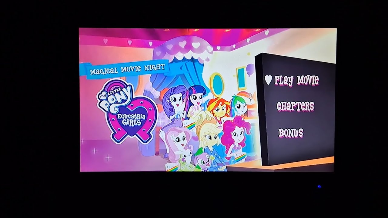 My Little Pony: Equestria Girls - Magical Movie Night DVD Menu ...