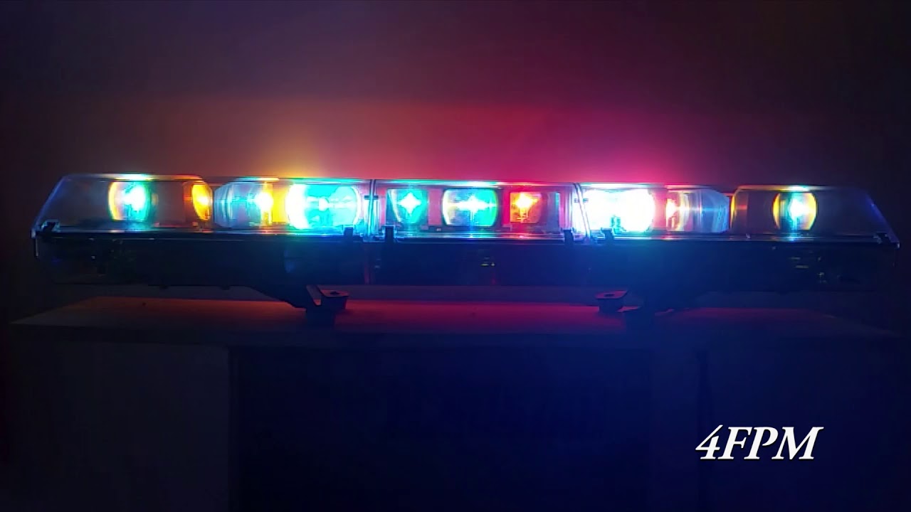 Code 3 D-Tech MX7000 lightbar indepth views and comparissons - YouTube