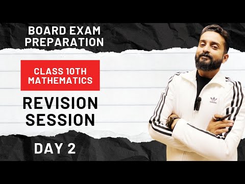 Board Exam Preparation Class 10th Maths Day 2 ||Doubt Session live by Sumit Sir|| Revision One ...
