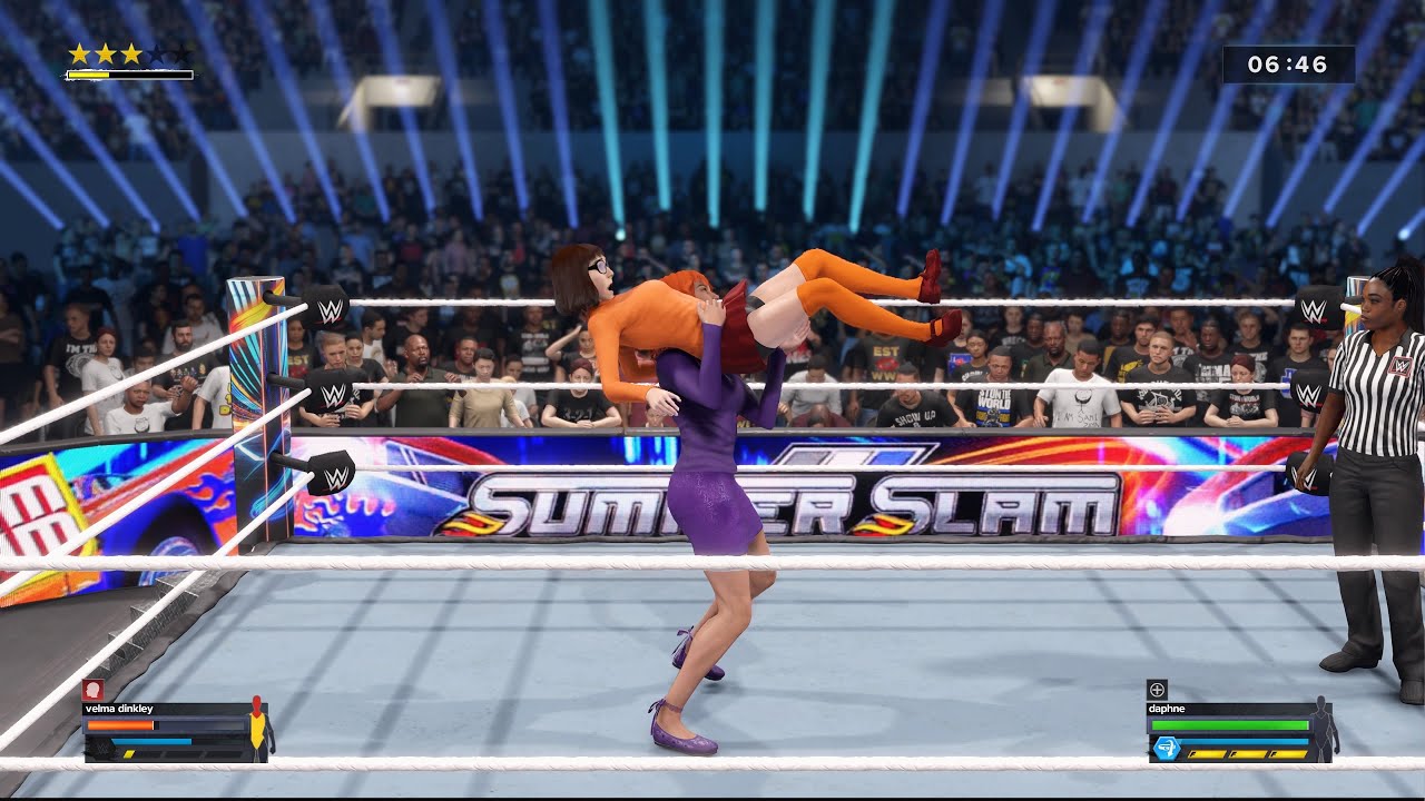 Velma Vs Daphne Rematch WWE 2K24 - YouTube