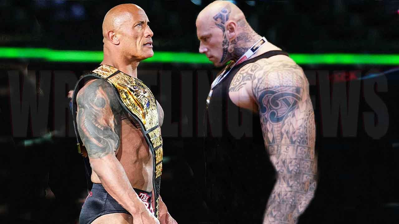 The Rock vs Martyn Ford Undisputed Championship Match - YouTube