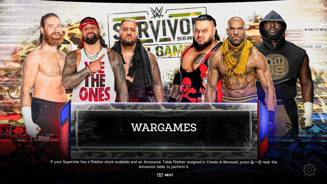 WWE 2k24 - 6 Man Wargames | survivor War game | PS5 [4k60] - YouTube