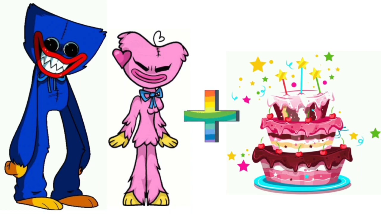 FNF, Huggy Wuggy and Kissy Missy + cake = Friday night funkin animation ...