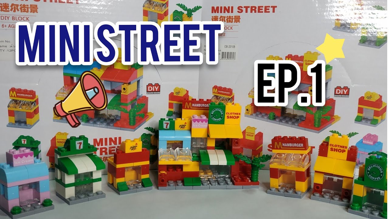 Mini Street Shop Lego Ep.1/2 ร้านค้าเลโก้ - YouTube