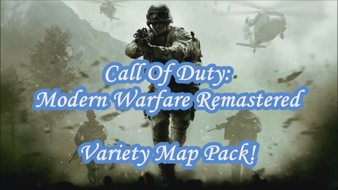 Modern Warfare Remastered Map Pack Maps! + MW2 Guns - YouTube