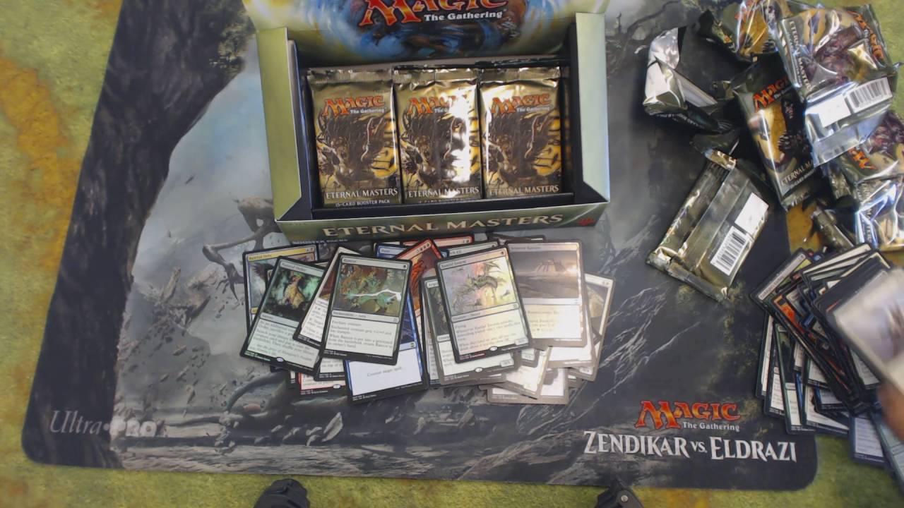 MTG Eternal Masters Booster Box Unboxing - Gifts For Geeks LTD - YouTube