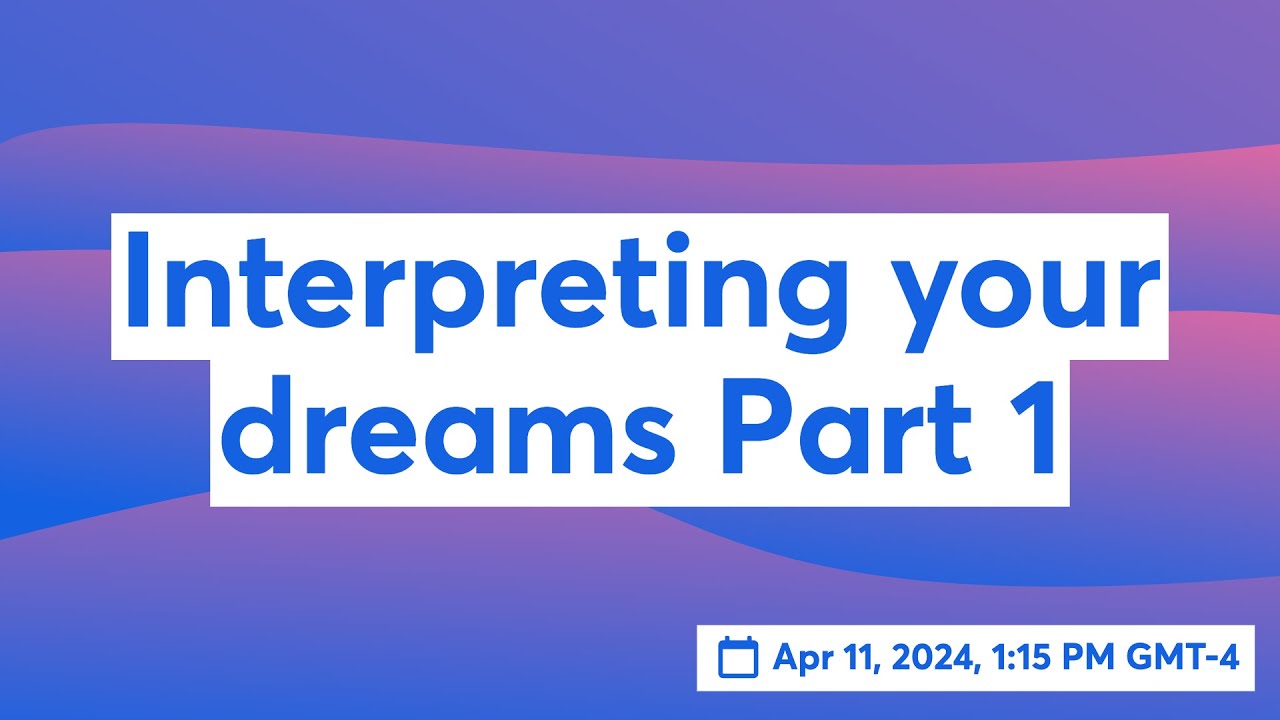 A Beginner's Guide To Dream Interpretation - YouTube