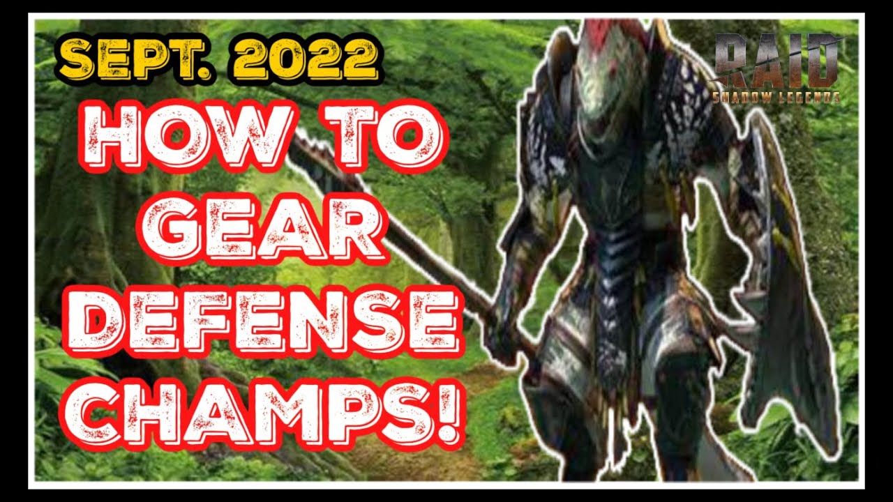 Just The BASICS| Understanding Defense Based Champions in Raid: Shadow ...