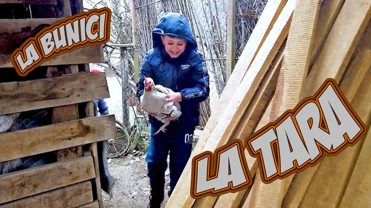 Copilarie la tara - o zi prin curtea bunicilor - YouTube