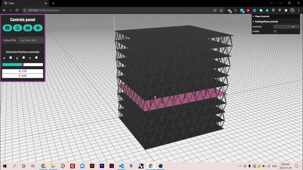 3D web viewer built using Three.js library *In progress ⌛* - YouTube