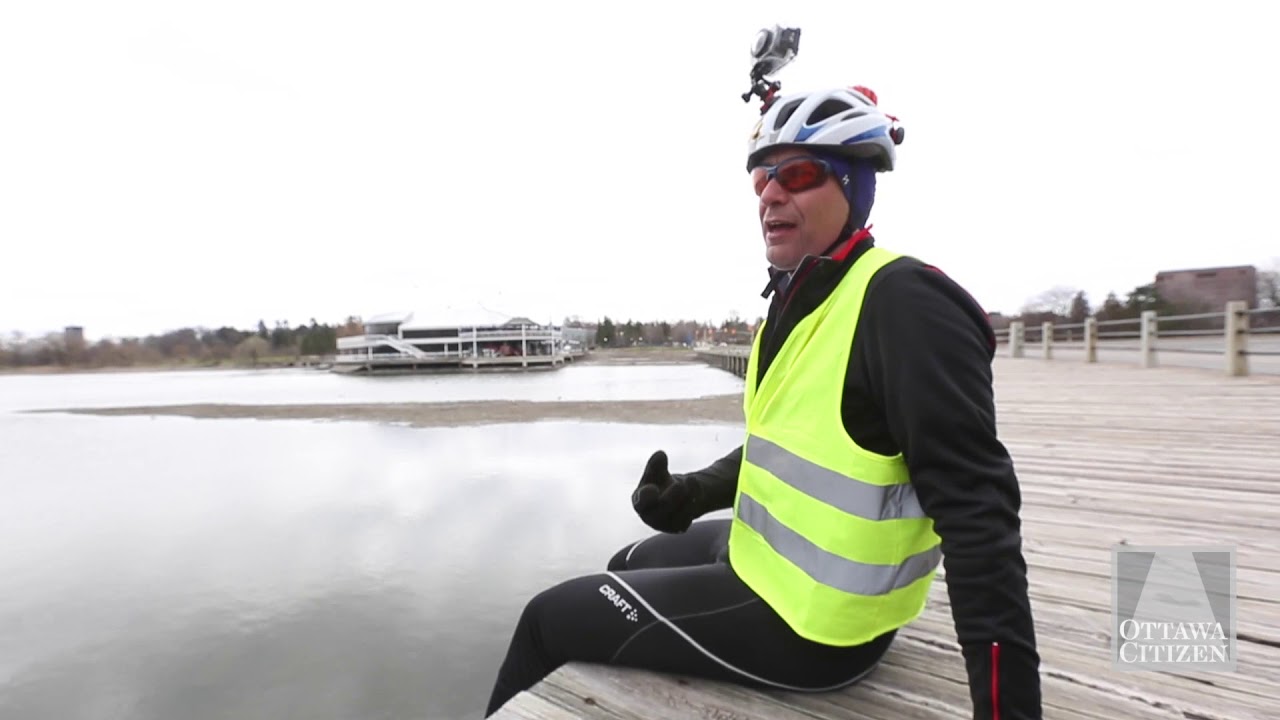 Dutch cyclist retraces Terry Fox route on his own journey of hope - YouTube