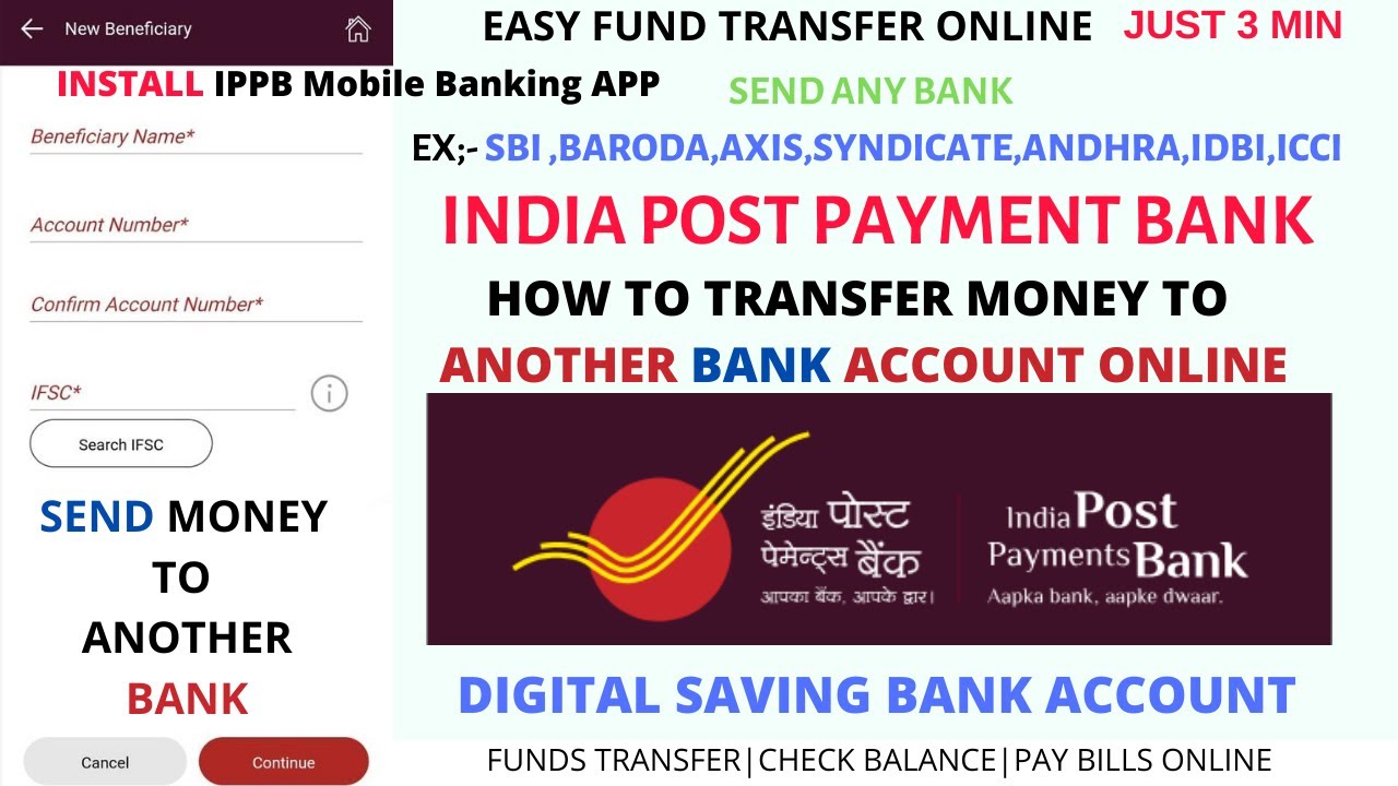 HOW TO FUND TRANSFER POST BANK MONEY TO ANOTHER BANK ACCOUNT SEND ...