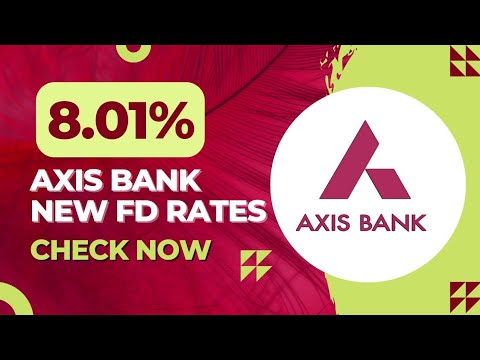 Axis Bank New Interest Rates | Fixed Deposit Interest Rates - YouTube