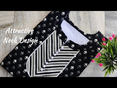 ️New Round Neck Design with Potli Buttons Very Easy Cutting and ...