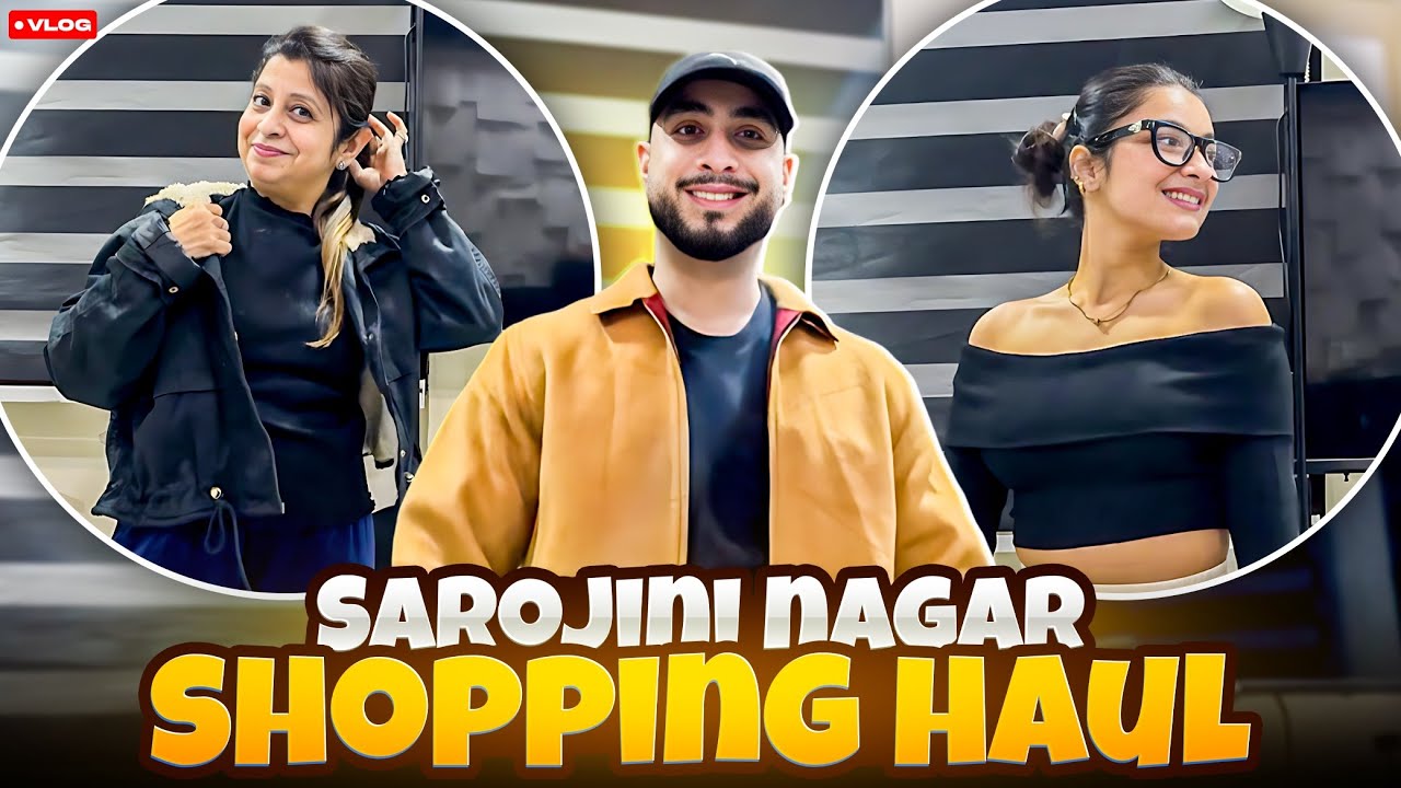 Sarojini nagar shopping haul || jaigo gill vlogs - YouTube