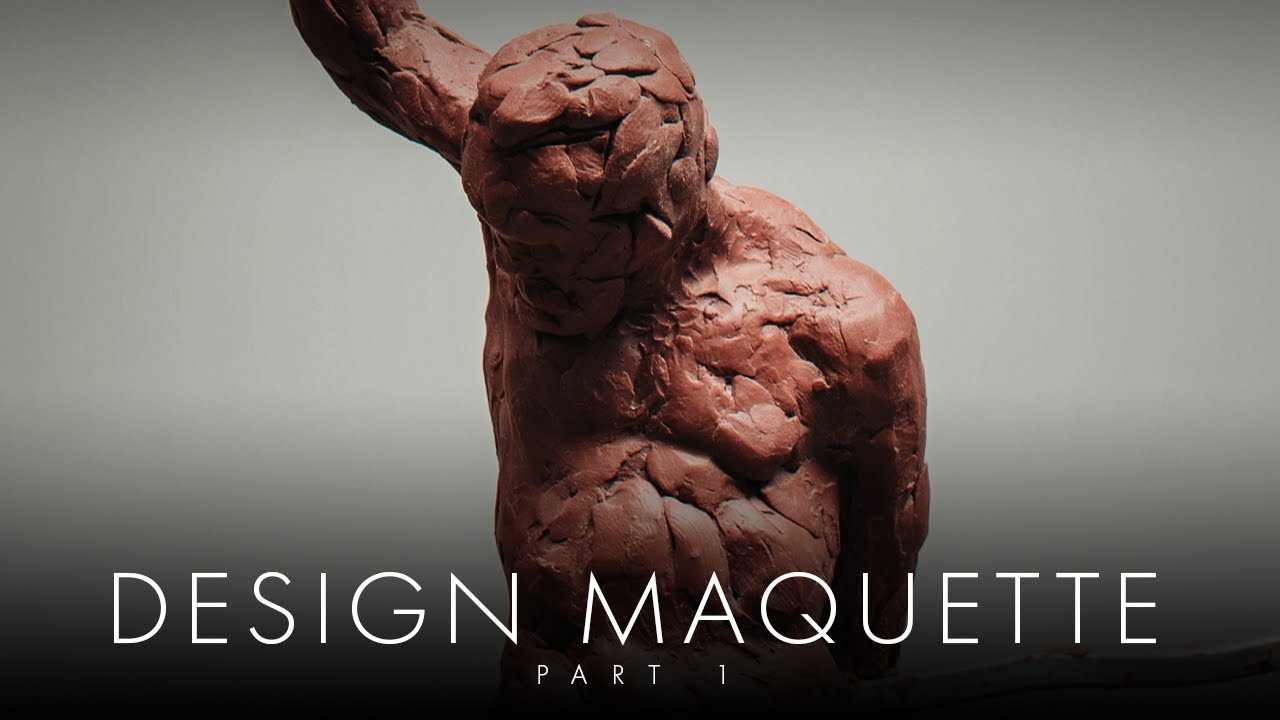 Design Maquette In Oil-Based Clay - Part 1 - YouTube