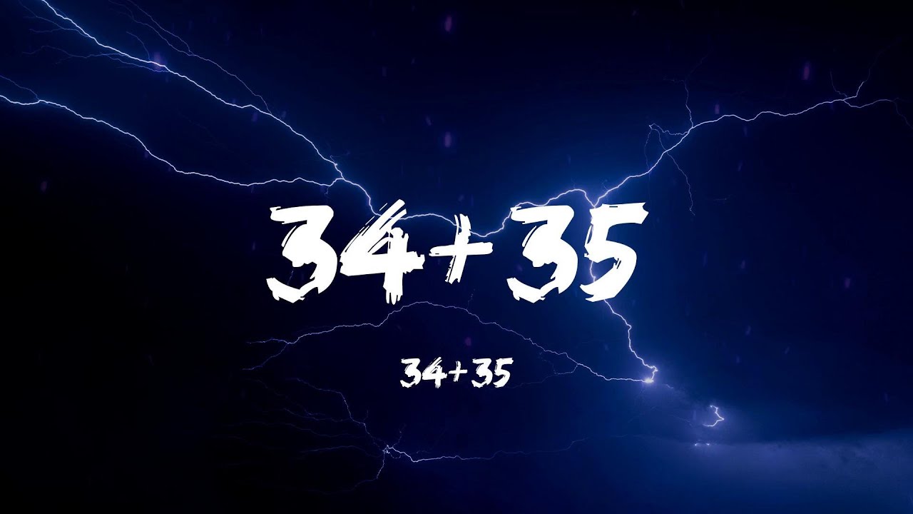 Ariana Grande - 34+35 (Lyrics) - YouTube