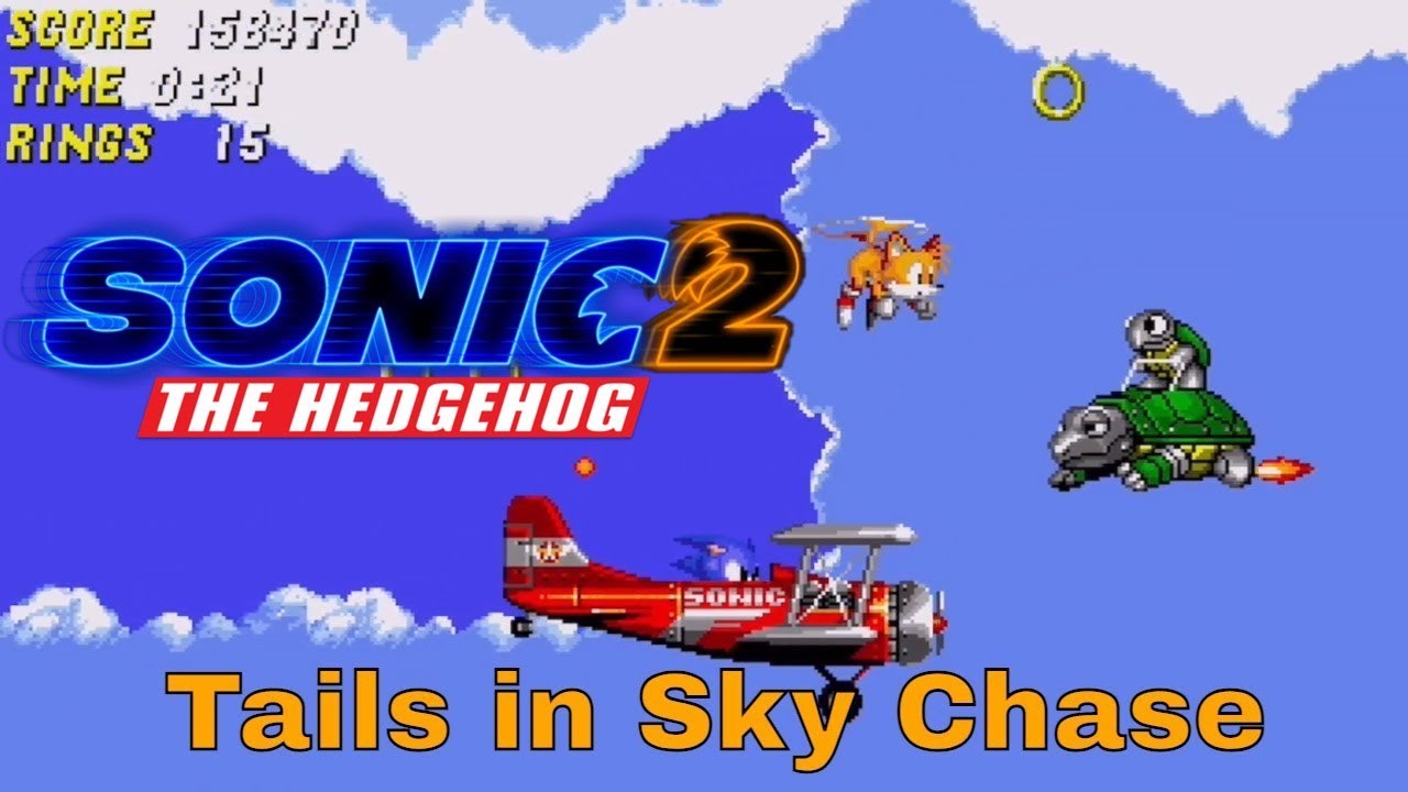 Tails in Sonic 2 Movie 2022 - Sky Chase Zone - YouTube