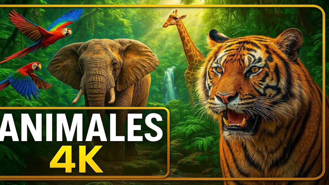 Animales Hermosos del Mundo 4k - YouTube
