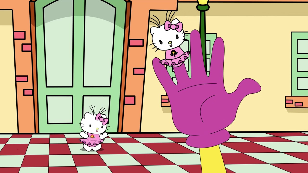 Hello Kitty Finger Family Nursery Rhyme for Children - YouTube