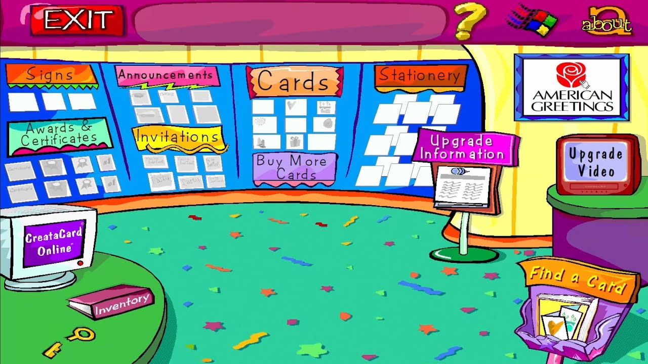 Old CreataCard Software from 90's (Windows - x86 - 1997) - YouTube