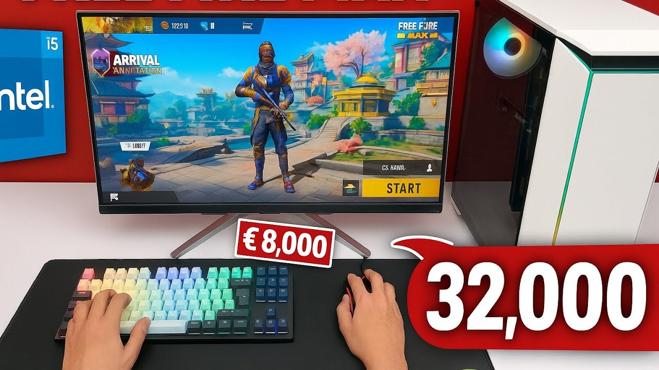 ₹9000 full PC setup i5 8gb ram flipkart | low-end chipest for gaming ...