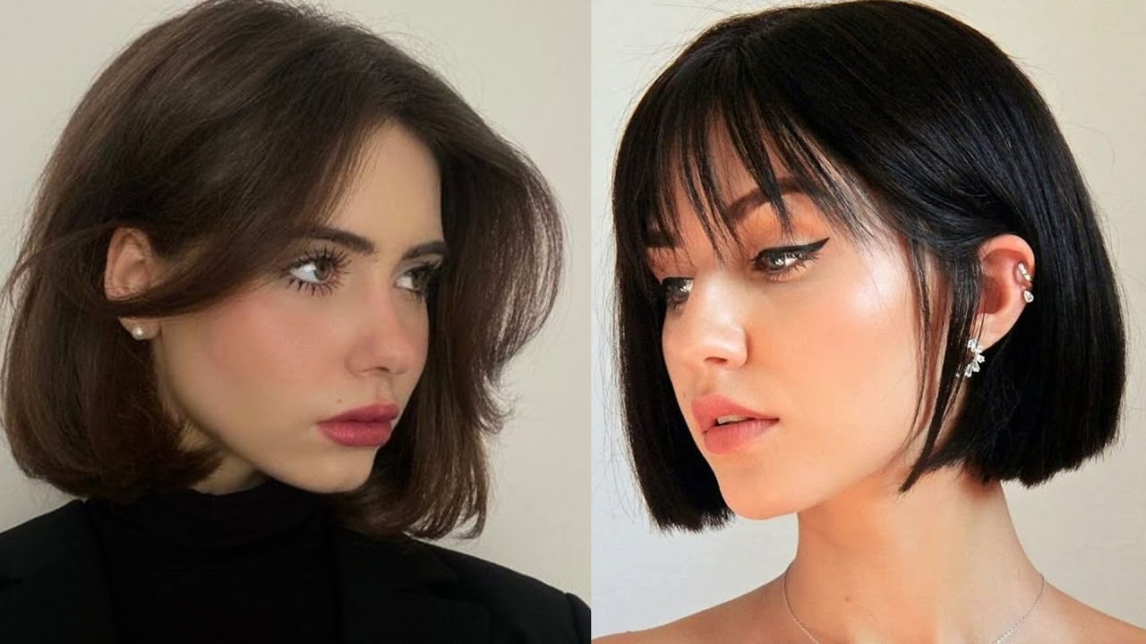 Medium Haircut Tutorial Ideas | Trending Short Length Hairstyle ...