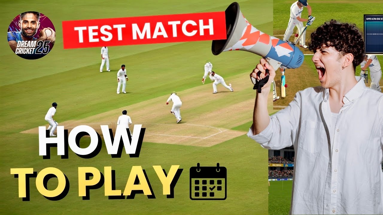 How To Play Test Match In Dream Cricket 25 Mein Test Match Kaise Khele ...