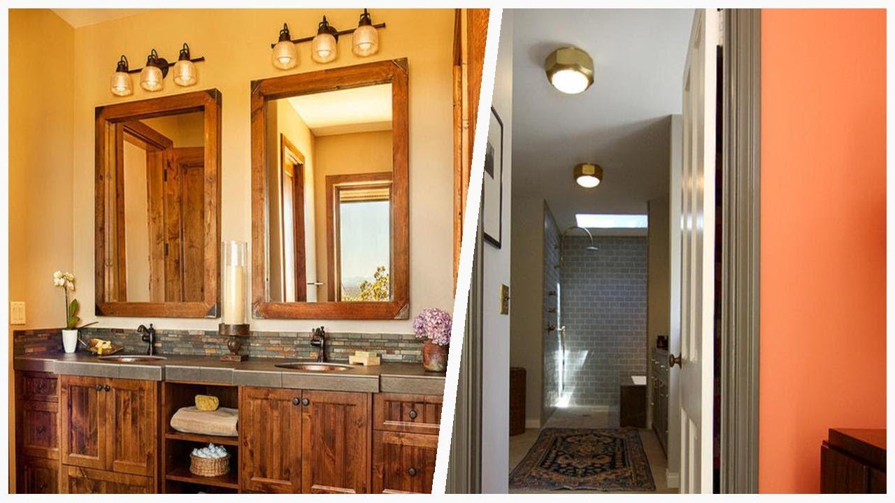 75 Orange Slate Floor Bathroom Design Ideas You'll Love ♡ - YouTube