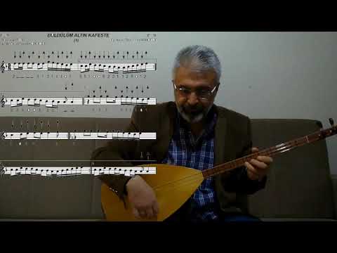 Bağlama Dersleri- 41 Bülbülüm Altın Kafeste(Solfej)