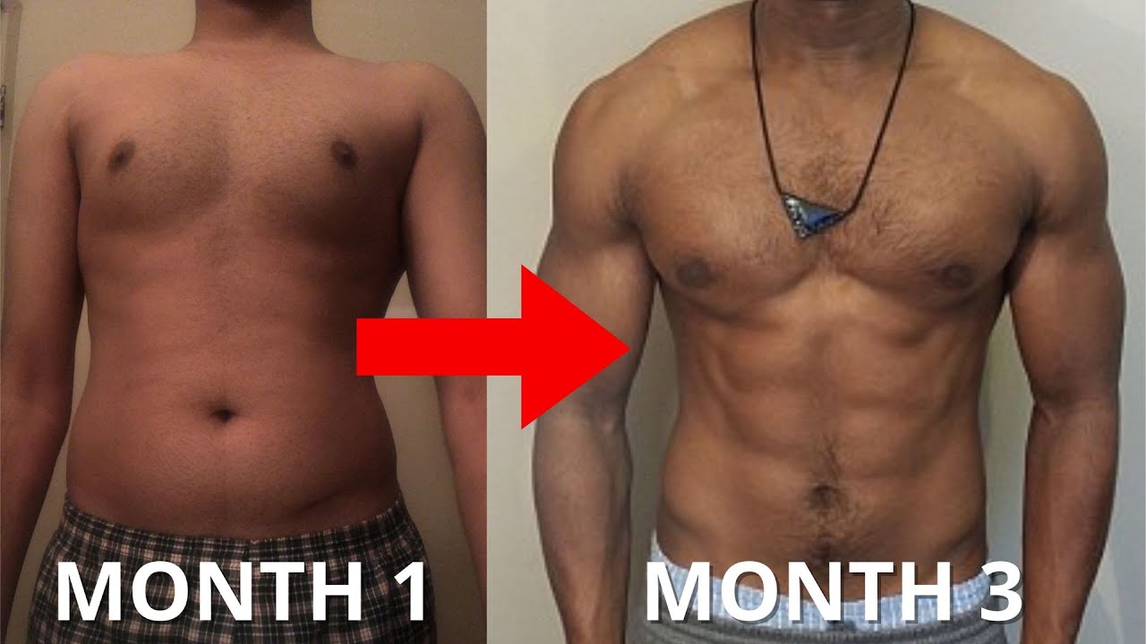 How to Go From Fat To Muscular in 3 Months (Follow-along Transformation ...