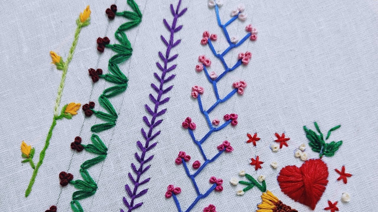 Embark on Your Embroidery Journey: 10 Basic Hand Embroidery Stitches ...