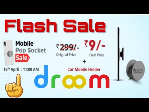 HOW TO GET DROOM MOBILE POPSOCKET RS. 9 ONLY | UNBOXING DROOM POP ...