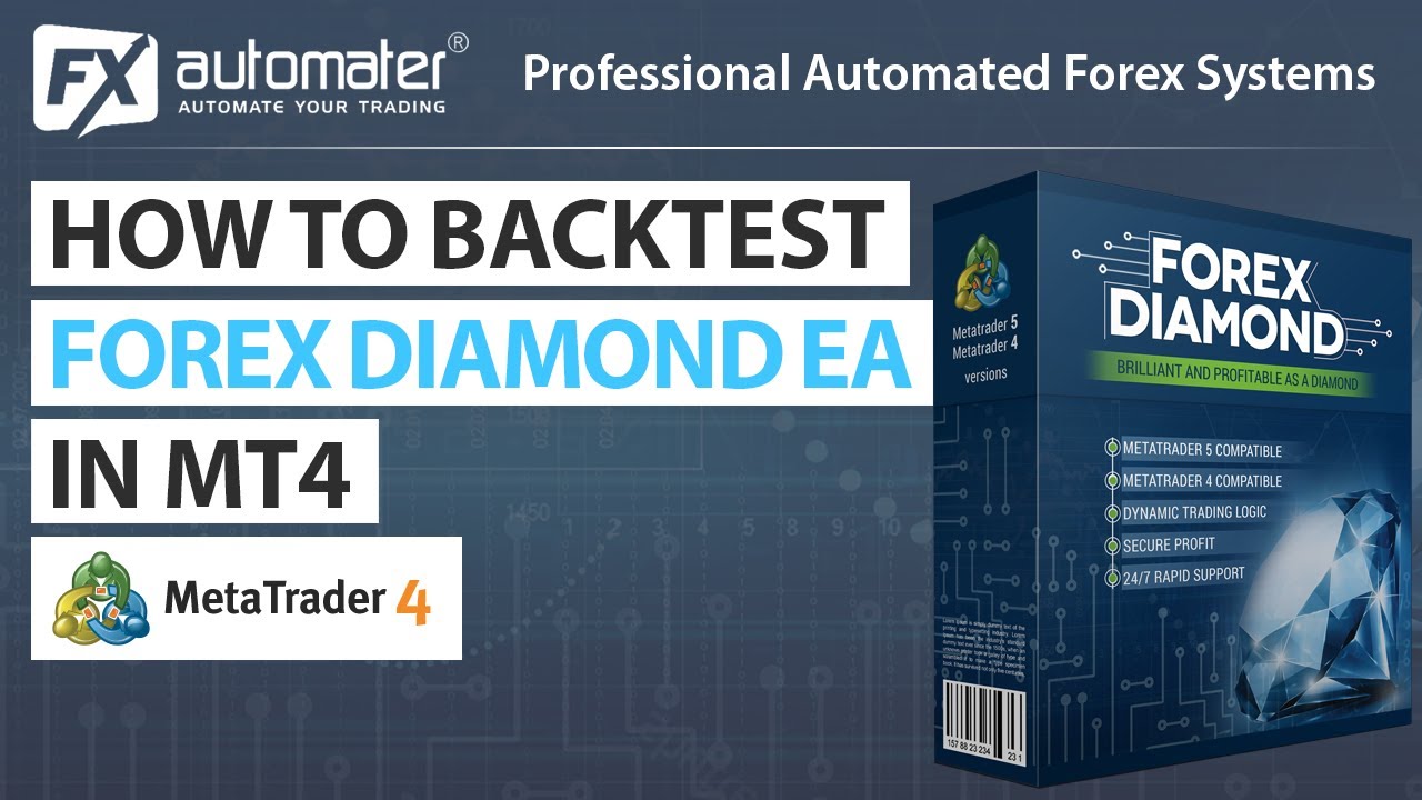 How to backtest Forex Diamond EA in MetaTrader 4 - YouTube