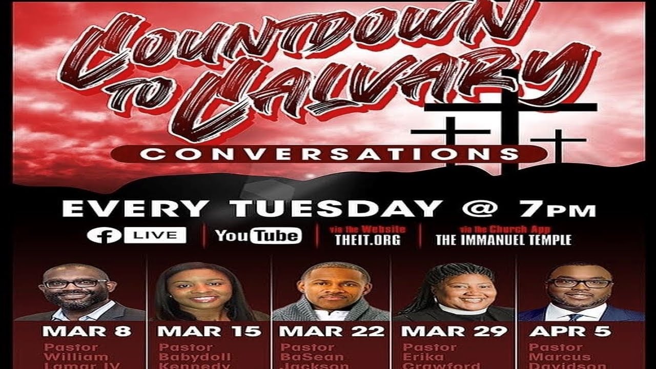 Countdown to Calvary Conversations w/Pastor BaSean Jackson - YouTube