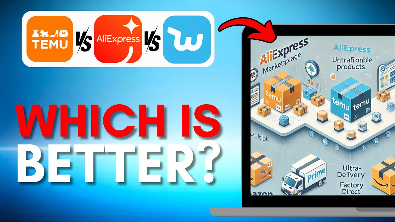 Temu vs. Aliexpress vs. Wish 2025 COMPARISON - YouTube