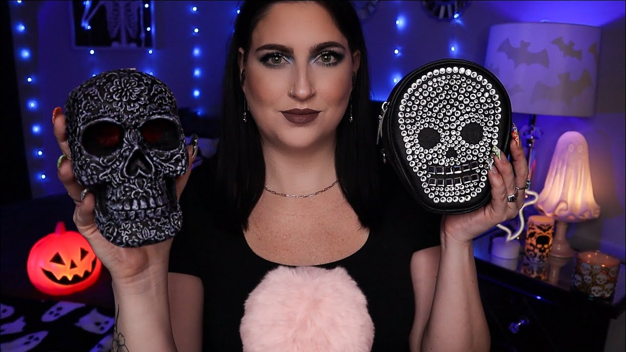 ASMR Skeleton Themed Sound Assortment 💀🕸️ - YouTube